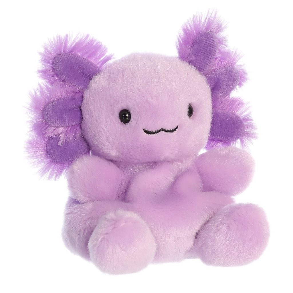 Palm Pal Xavier Purple Axolotl – The Teddy Bear Shop Adelaide
